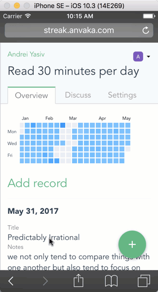 GitHub - anvaka/streak: Streak tracking with Google Sheets